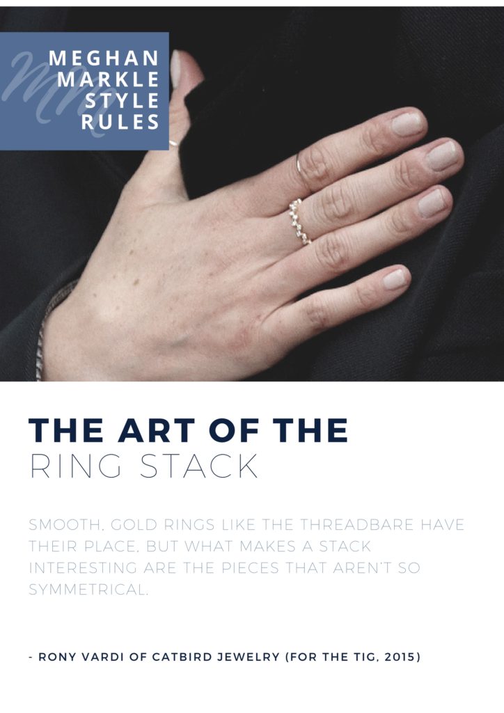 The Art of the Meghan Markle Ring Stack