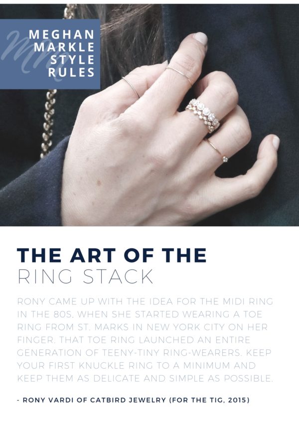 The Art of the Meghan Markle Ring Stack