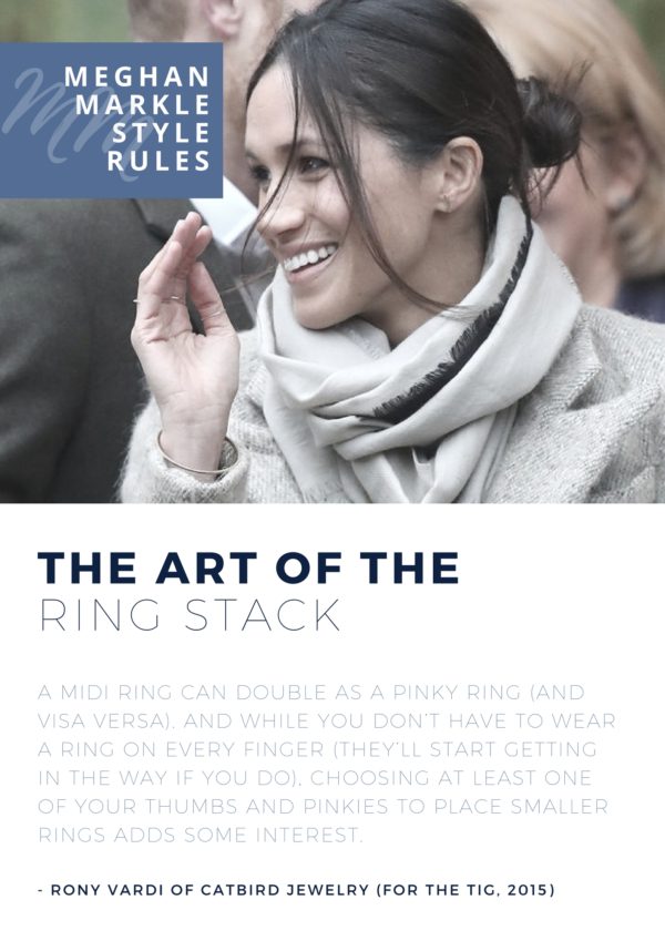 The Art of the Meghan Markle Ring Stack