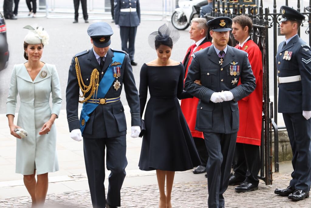 Meghan & Harry Join the Royal Family for RAF 100