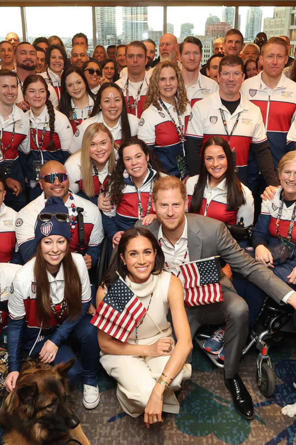 Meghan at the 2025 Invictus Games